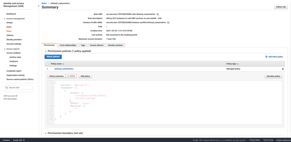 Amazon Cloudwatch Custom Metrics Vti Cloud